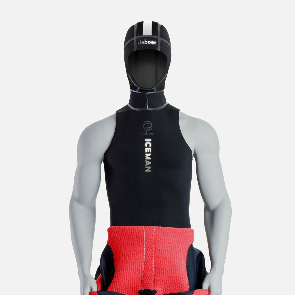 ICEMAN 4.0 Men's Hooded Vest, Thermal Triathlon Wetsuit • deboer swim